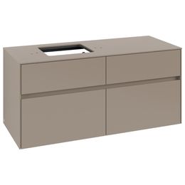 Villeroy & Boch Villeroy & Boch Waschtischunterschrank Collaro C12900 1200x 548x500mm 4 Ausz. Waschbecken li Taupe C12900VM