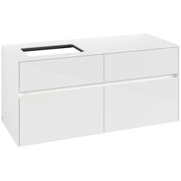 Villeroy & Boch Villeroy & Boch Waschtischunterschrank Collaro C113B0 1200x548x500mm mit Beleuchtung Glossy White C113B0DH