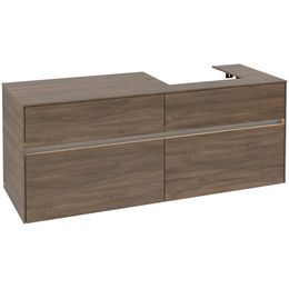 Villeroy & Boch Villeroy & Boch Waschtischunterschrank Collaro C075B0 1400x548x500mm mit Beleuchtung C075B0VH