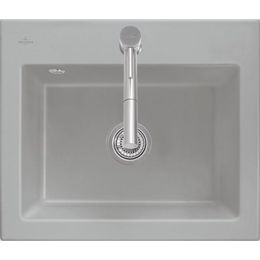 Villeroy & Boch Villeroy & Boch Einbausp&uuml;le Subway 60 S 330901 600x510mm aus Keramik Almond CeramicPlus, 330900AM 330900AM