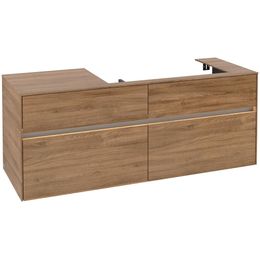 Villeroy & Boch Villeroy & Boch Waschtischunterschrank Collaro C090B0 1400x548x500mm mit Beleuchtung C090B0RH