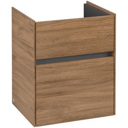 Villeroy & Boch Villeroy & Boch Collaro Waschbeckenunterschrank, 2 Ausz&uuml;ge, 460 x 546 x 374 mm, Kansas Oak C00600RH
