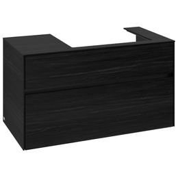 Villeroy & Boch Villeroy & Boch Waschtischunterschrank Collaro C01800 1000x548x500mm 2 Ausz. Waschtisch re Black Oak C01800AB