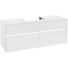 Villeroy & Boch Villeroy & Boch Waschtischunterschrank Collaro C073B0 1400x548x500mm mit Beleuchtung C073B0DH