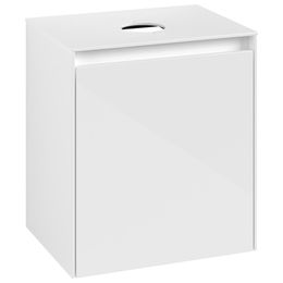 Villeroy & Boch Villeroy & Boch Waschtischunterschrank Collaro 500x548x380mm 1trg. A:li WT mittig Glossy White C14800DH