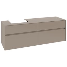 Villeroy & Boch Villeroy & Boch Waschtischunterschrank Collaro C078B0 1600x548x500mm m. Bel. 4 Ausz. Waschtisch li T C078B0VM