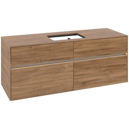 Villeroy & Boch Villeroy & Boch Waschtischunterschrank Collaro C116B0 1400x548x500mm mit Beleuchtung Kansas Oak C116B0RH