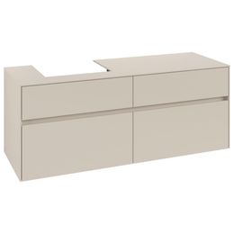 Villeroy & Boch Villeroy & Boch Waschtischunterschrank Collaro C074B0 1400x548x500mm m. Bel. 4 Ausz. Waschtisch li C C074B0VN
