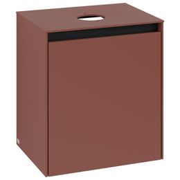 Villeroy & Boch Villeroy & Boch Waschtischunterschrank Collaro 500x548x380mm 1trg. A:li Waschbecken mittig Wine Re C14800AH