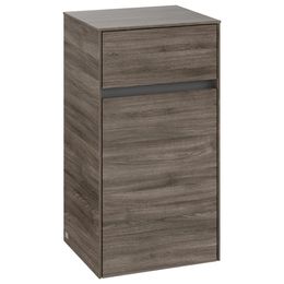 Villeroy & Boch Villeroy & Boch Collaro Seitenschrank, 1 T&uuml;r, 1 Schublade, 404 x 748 x 349 mm, Stone Oak C03201RK