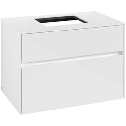 Villeroy & Boch Villeroy & Boch Waschtischunterschrank Collaro 800x548x500mm m. Bel. 2 Ausz. Waschtisch mittig Gloss C124B0DH