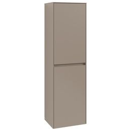 Villeroy & Boch Villeroy & Boch Hochschrank Collaro 454x1538x347mm 2 T&uuml;ren Anschlag (Scharnier) rechts Taupe C03401VM