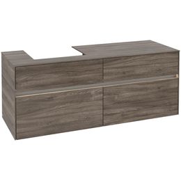 Villeroy & Boch Villeroy & Boch Waschtischunterschrank Collaro C074B0 1400x548x500mm mit Beleuchtung C074B0RK