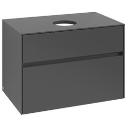 Villeroy & Boch Villeroy & Boch Waschtischunterschrank Collaro C03700 800x548x500mm 2 Ausz. Waschtisch mittig Graphi C03700VR