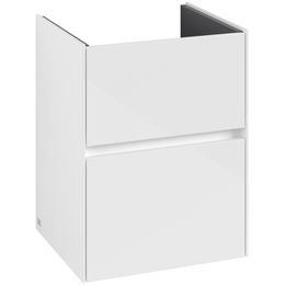 Villeroy & Boch Villeroy & Boch Waschtischunterschrank Collaro 472x610x404mm 2 Ausz. Waschbecken mittig Glossy Whi C14100DH