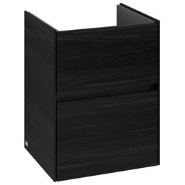 Villeroy & Boch Villeroy & Boch Waschtischunterschrank Collaro 472x610x404mm 2 Ausz. Waschbecken mittig Black Oak C14100AB