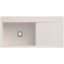 Villeroy & Boch Villeroy & Boch Einbausp&uuml;le Subway Style 60 Flat 1000x510mm Ablgarn. IB li Keram. Crema cplus, 33621 33621FKR