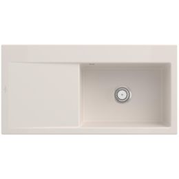Villeroy & Boch Villeroy & Boch Einbausp&uuml;le Subway Style 60 1000x510mm Ablgarn. IB re aus Keramik Crema cplus, 33610 336101KR