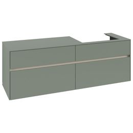 Villeroy & Boch Villeroy & Boch Waschtischunterschrank Collaro C02300 1600x548x500mm 4 Ausz. Waschtisch re Soft Gree C02300AF