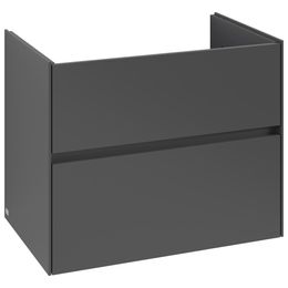 Villeroy & Boch Villeroy & Boch Waschtischunterschrank Collaro 761x610x480mm m. Bel. 2 Ausz. Waschtisch mittig Graph C144B0VR