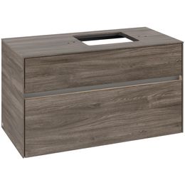 Villeroy & Boch Villeroy & Boch Waschtischunterschrank Collaro C127B0 1000x548x500mm mit Beleuchtung Stone Oak C127B0RK