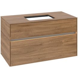 Villeroy & Boch Villeroy & Boch Waschtischunterschrank Collaro C109B0 1000x548x500mm mit Beleuchtung Kansas Oak C109B0RH