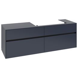 Villeroy & Boch Villeroy & Boch Waschtischunterschrank Collaro C02700 1600x548x500mm 4 Ausz. Waschtisch re Marine Bl C02700VQ