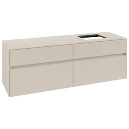 Villeroy & Boch Villeroy & Boch Waschtischunterschrank Collaro C13600 1600x548x500mm 4 Ausz. Waschtisch re Cashmere C13600VN