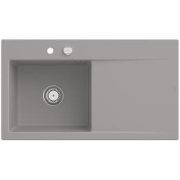 Villeroy & Boch Villeroy & Boch Einbausp&uuml;le Subway Style 50 1000x510mm Exc-Garn. IB li aus Keramik Fossil cplus, 335 335202KD