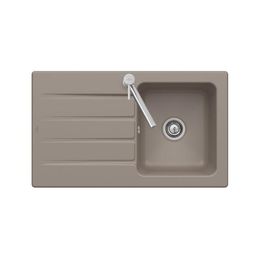 Villeroy & Boch Villeroy & Boch Einbausp&uuml;le Architectura 50 335001 860x510mm aus Keramik Almond CeramicPlus, 335000A 335000AM