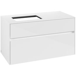 Villeroy & Boch Villeroy & Boch Waschtischunterschrank Collaro C11000 1000x548x500mm Glossy White C11000DH