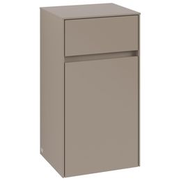 Villeroy & Boch Villeroy & Boch Seitenschrank Collaro 404x748x349mm 1 T&uuml;r 1 Schublade A:li Taupe C03200VM