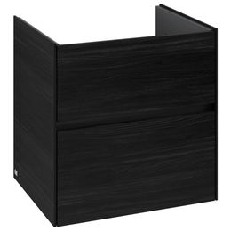 Villeroy & Boch Villeroy & Boch Waschtischunterschrank Collaro 611x610x480mm 2 Ausz. Waschbecken mittig Black Oak C14300AB