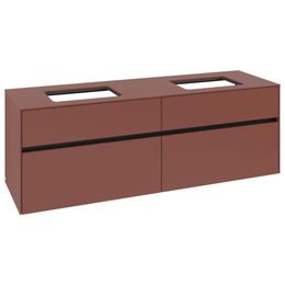 Villeroy & Boch Villeroy & Boch Waschtischunterschrank Collaro C123B0 1600x548x500mm m. Bel. 4 Ausz. f&uuml;r 2 Waschtisc C123B0AH