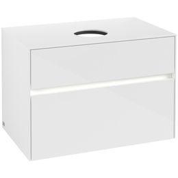 Villeroy & Boch Villeroy & Boch Waschtischunterschrank Collaro C037B0 800x548x500mm mit Beleuchtung C037B0DH