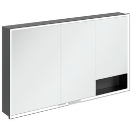 Villeroy & Boch Villeroy & Boch Einbau-Spiegelschrank My View+ B48213 1300x750x167mm mit Beleuchtung Graphite B48213VR