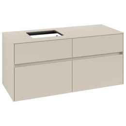 Villeroy & Boch Villeroy & Boch Waschtischunterschrank Collaro C12900 1200x548x500mm 4 Ausz. Waschtisch li Cashmere C12900VN