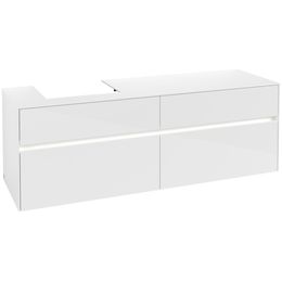 Villeroy & Boch Villeroy & Boch Waschtischunterschrank Collaro C078B0 1600x548x500mm mit Beleuchtung C078B0DH