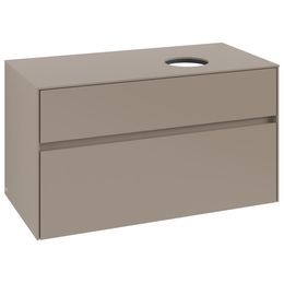 Villeroy & Boch Villeroy & Boch Waschtischunterschrank Collaro C040B0 1000x548x500mm m. Bel. 2 Ausz. Waschtisch re T C040B0VM