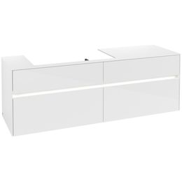 Villeroy & Boch Villeroy & Boch Waschtischunterschrank Collaro C026B0 1600x548x500mm mit Beleuchtung C026B0DH