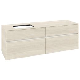 Villeroy & Boch Villeroy & Boch Waschtischunterschrank Collaro C12100 1600x548x500mm 4 Ausz. Waschtisch li White Oak C12100AA