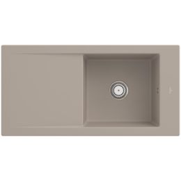 Villeroy & Boch Villeroy & Boch Einbausp&uuml;le Timeline 60 1000x510mm Ablgarn. aus Keramik Almond cplus, 679001AM 679001AM
