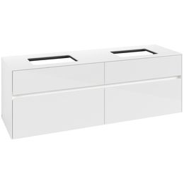 Villeroy & Boch Villeroy & Boch Waschtischunterschrank Collaro C123B0 1600x548x500mm mit Beleuchtung Glossy White C123B0DH