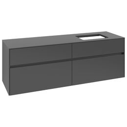 Villeroy & Boch Villeroy & Boch Waschtischunterschrank Collaro C12200 1600x548x500mm 4 Ausz. Waschtisch re Graphite C12200VR