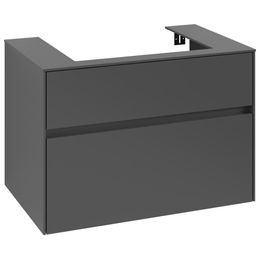 Villeroy & Boch Villeroy & Boch Waschtischunterschrank Collaro C08000 800x548x500mm 2 Ausz. Waschtisch mittig Graphi C08000VR