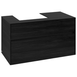 Villeroy & Boch Villeroy & Boch Waschtischunterschrank Collaro C01400 1000x548x500mm 2 Ausz. Waschtisch li Black Oak C01400AB