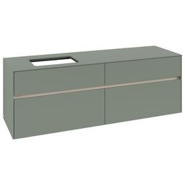 Villeroy & Boch Villeroy & Boch Waschtischunterschrank Collaro C12100 1600x548x500mm 4 Ausz. Waschtisch li Soft Gree C12100AF