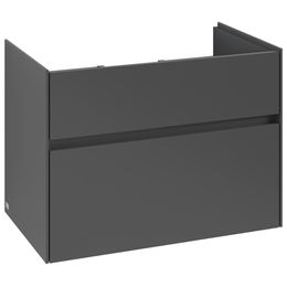 Villeroy & Boch Villeroy & Boch Waschtischunterschrank Collaro 754x546x444mm 2 Ausz. Waschbecken mittig Graphite C01000VR