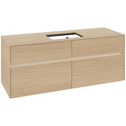 Villeroy & Boch Villeroy & Boch Waschtischunterschrank Collaro C116B0 1400x548x500mm mit Beleuchtung Nordic Oak C116B0VJ