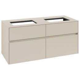 Villeroy & Boch Villeroy & Boch Waschtischunterschrank Collaro C115B0 1200x548x500mm m. Bel. 4 Ausz. f&uuml;r 2 Waschtisc C115B0VN